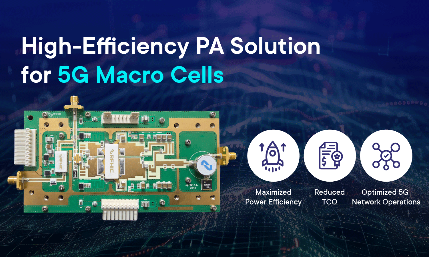 Introduce High-Efficiency Power Amplifier Solution for 5G